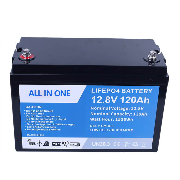 Bateri Boleh Dicas Semula 12V 120Ah Bateri Lithium Ion - Ainbattery.com